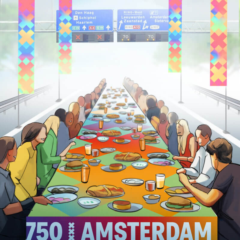 750 years of Amsterdam celebrated on the Ring!