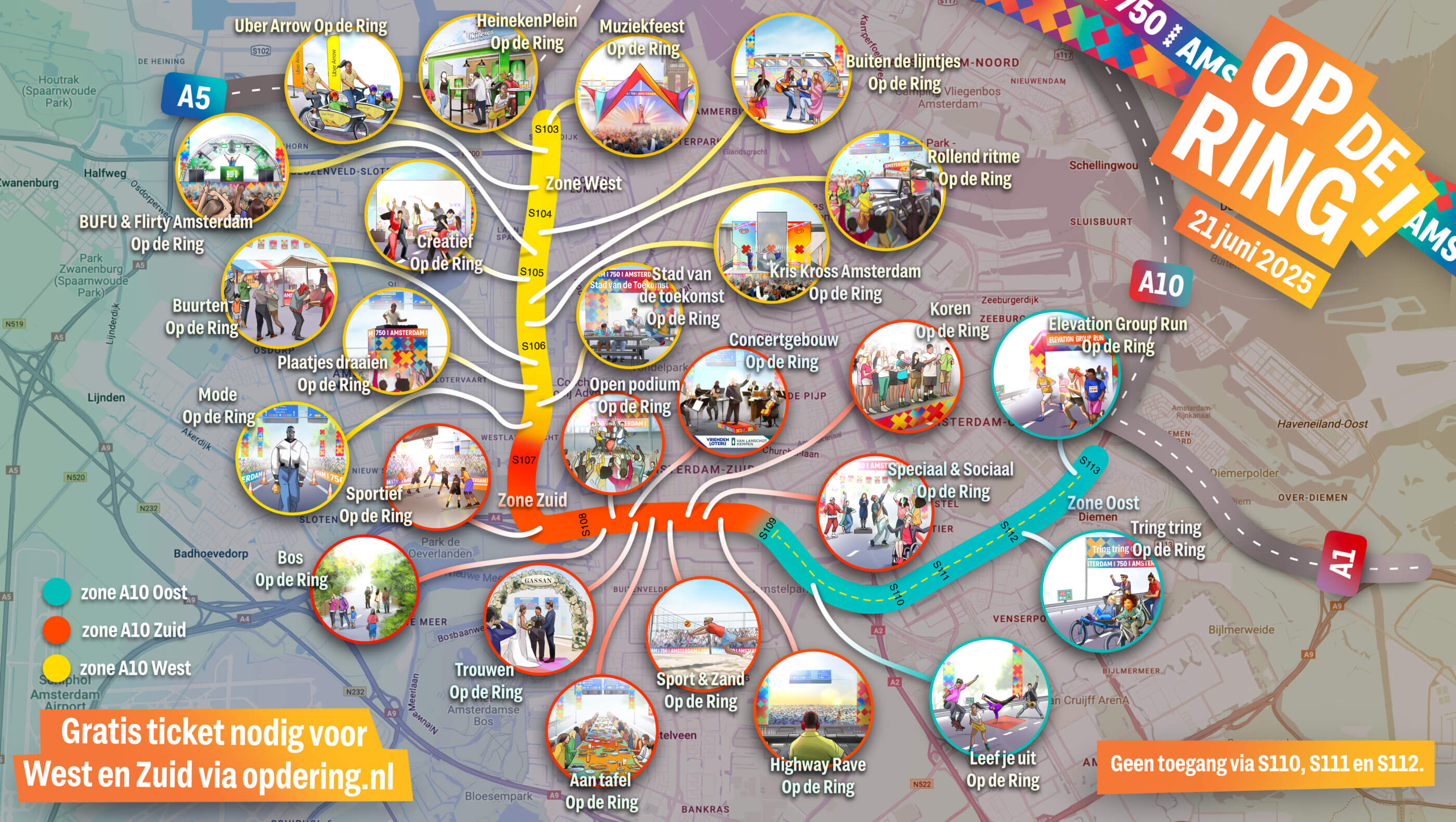 750 years of Amsterdam celebrated on the Ring!